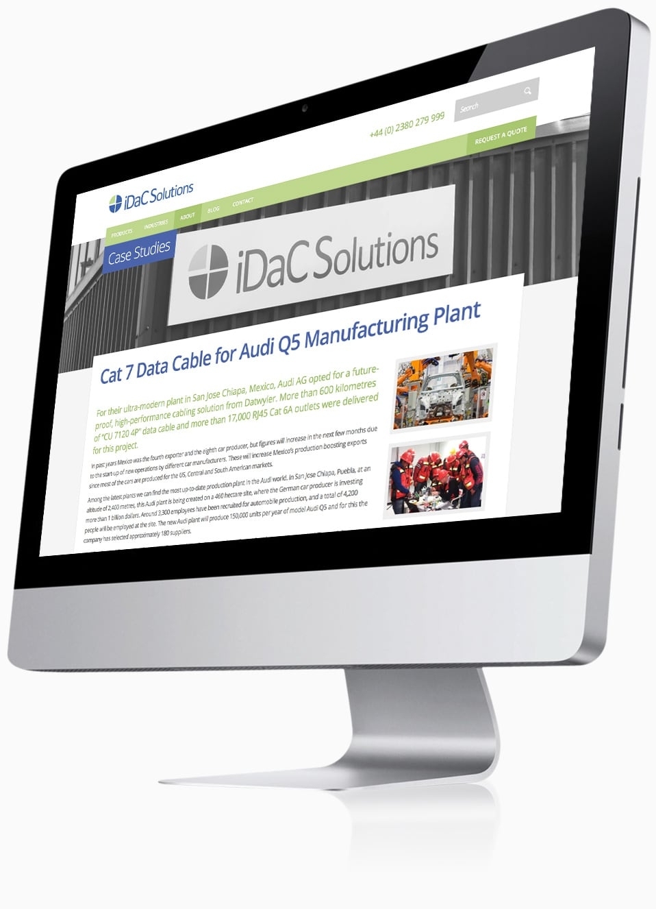 iDaC Solutions (Southampton, Website Design) / Evolve