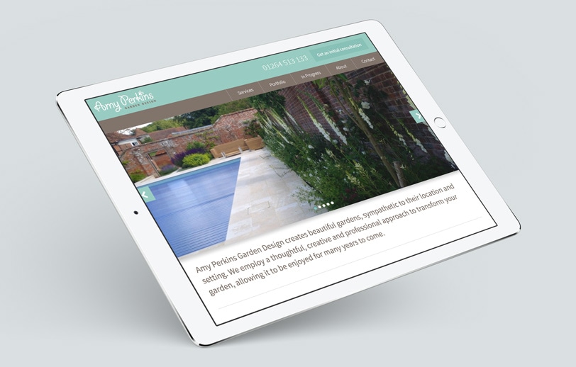 Amy Perkins Garden Design (Andover, Website Design) / Evolve